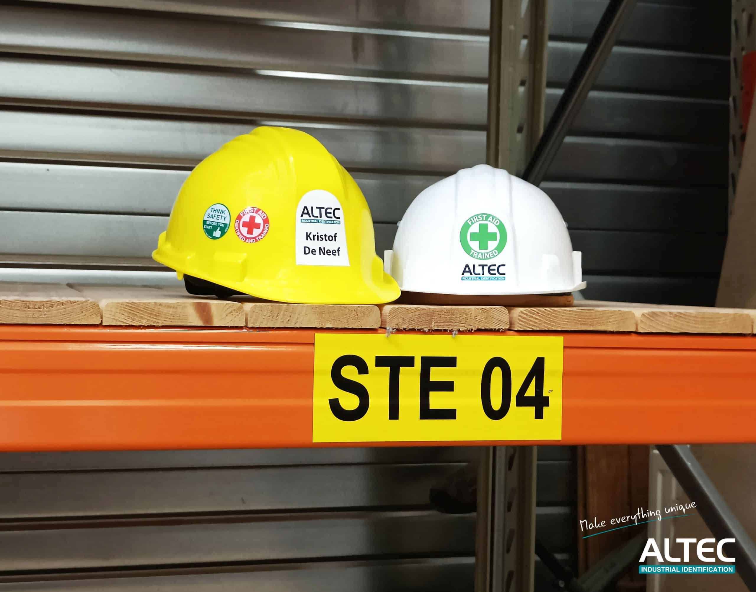 Labels met [chloorvrije] lijm - ALTEC industrial identification NV