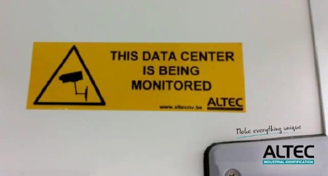 Datacenter labeling - ALTEC industrial identification NV